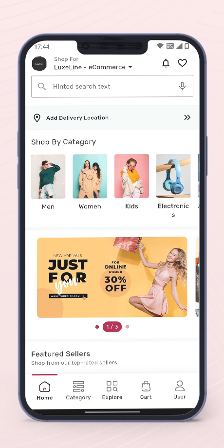 eShop Plus: Multi-Vendor eCommerce Flutter App